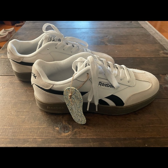Reebok | Shoes | New Womens Reebok Forte Lounger Double Up White Natural Black Shoes Size 9 ...